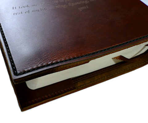 Custom BIBLE Covers | Personalized Real Leather BIBLE Covers